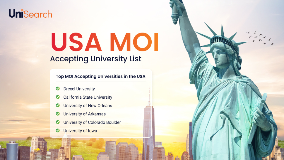 MOI Accepted Universities in the USA in 2023-2024 | UniSearch